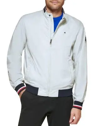 Tommy Hilfiger Lightweight Bomber Jacket - Ice