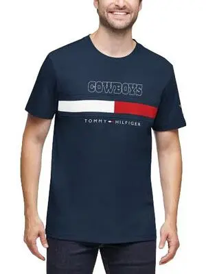 Tommy Hilfiger Dallas Cowboys Insert T-shirt - Navy