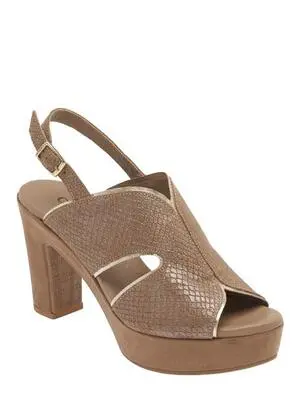 Cordani Toni Slingback Sandal - Fango Shimmer