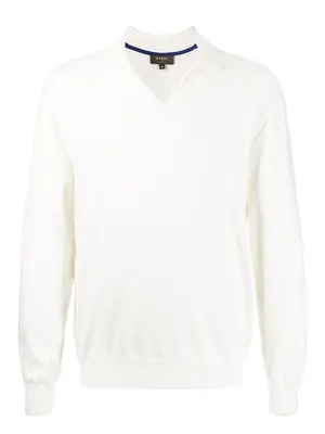 N.PEAL N.Peal Polo-Collar Knit Jumper