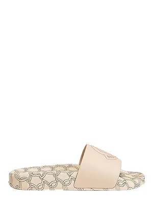 Moncler Moncler Jeanne Slide Sandal White & Grey