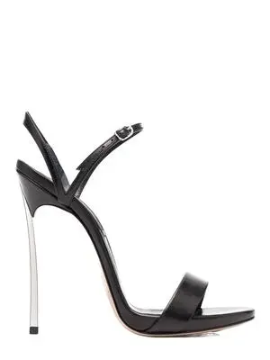 Casadei Open-toe Heeled Sandals - Black