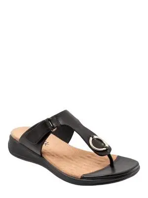 Softwalk SoftWalk® Talara Leather Sandal Black