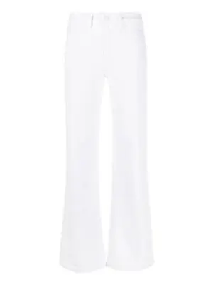 Paige Multiple-pocket Denim Jeans - White