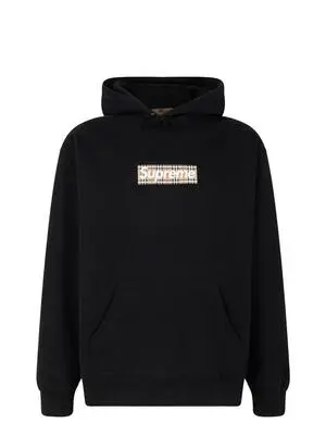 Supreme X Burberry Box Logo Hoodie - Black | Editorialist