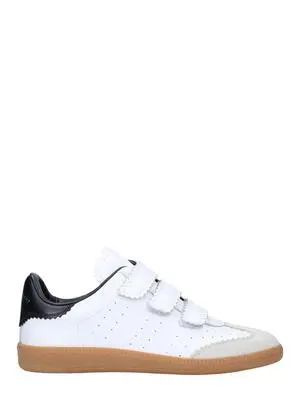 Isabel Marant Leather Beth Sneakers - White