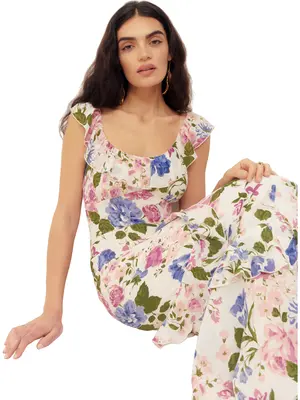 REFORMATION Tripoli Maxi Dress Donna