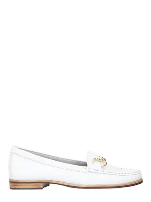Carvela Horsebit-embellished Leather Loafers - White