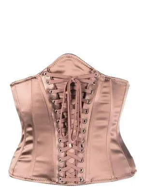 Dolce & Gabbana Lace-up Corset - Neutrals