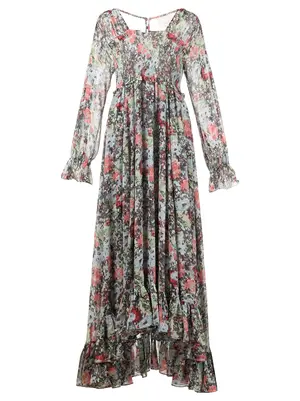Cinq À Sept Leigh Floral-print Maxi Dress - Multicolour