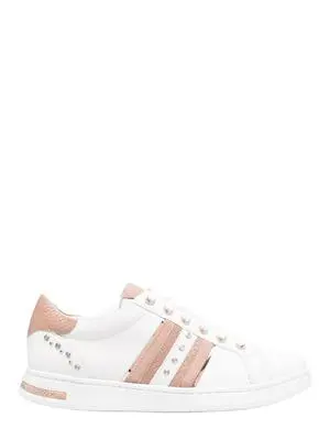 Geox Jaysen Panelled Sneakers - White