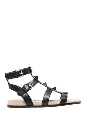 Michael Kors Studded Cage Sandals - Black