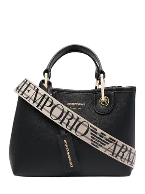 Emporio Armani Logo Tote Bag - Black