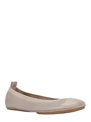 Yosi Samra Samara Foldable Ballet Flat - Taupe Patent