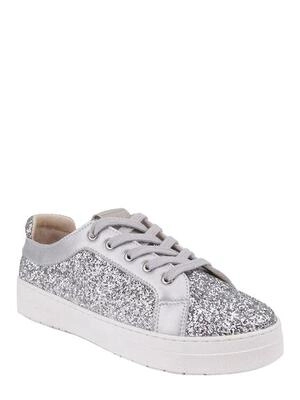 Yosi Samra Roxy Glitter Sneaker - Silver