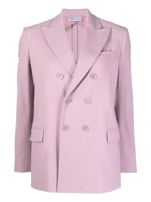 Red Valentino Peak-lapels Double-breasted Blazer - Pink