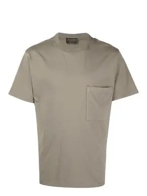 DELL'OGLIO Cotton Short-sleeve T-shirt - Green