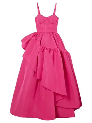 Alexander McQueen Ruffled Taffeta Gown - Pink