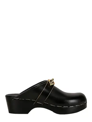 Saint Laurent Le Maillon Clogs - Nero