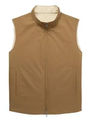 Loro Piana Marlin Reversible Gilet - Brown
