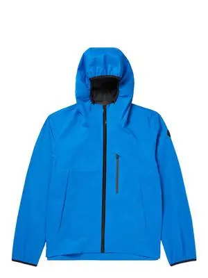 Moncler Sattouf Logo-print Hooded Jacket - Blue