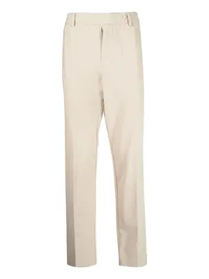JAMES PERSE High-rise Straight-leg Trousers - Neutrals