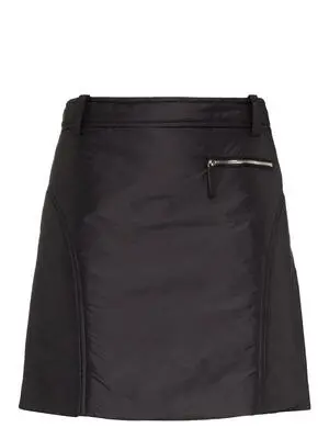 Khaite The Mitsi Padded Miniskirt - Black