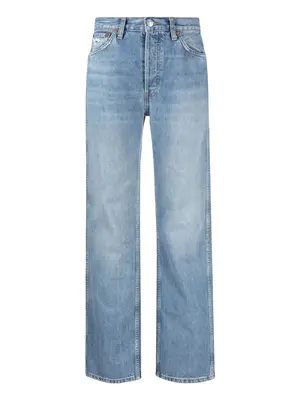 RE/DONE 90s High-rise Loose Jeans - Blue