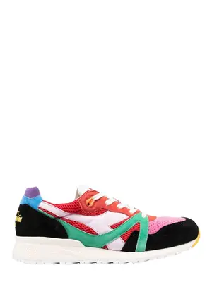 DIADORA Panelled Lace-up Sneakers - Red