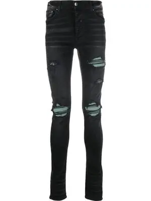 Amiri Ripped Skinny Jeans - Black