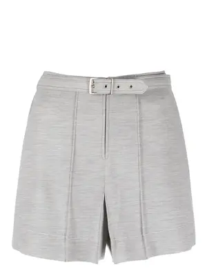 MAISON MARGIELA High-rise Tailored Shorts - Grey