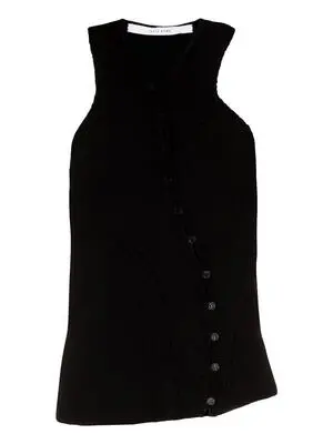 TALIA BYRE Talia Byre Button-Up Asymmetric Vest