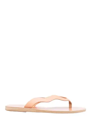 ANCIENT GREEK SANDALS Leather Flip Flops - Neutrals