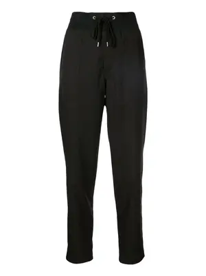 JAMES PERSE Drawstring Tapered Trousers - Black
