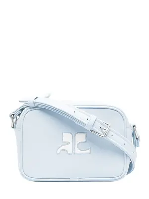 COURREGES Logo-patch Crossbody Bag - Blue