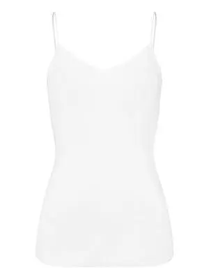 Hanro Cotton Seamless Padded Camisole - White