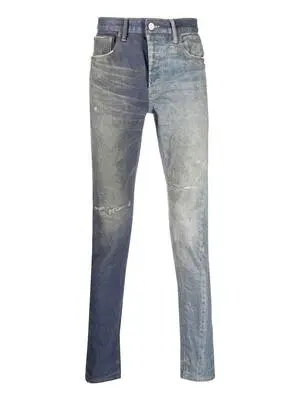 PURPLE BRAND Low-rise Skinny Jeans - Blue