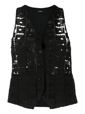 GOEN.J Goen.J Cut-Out Detail Vest