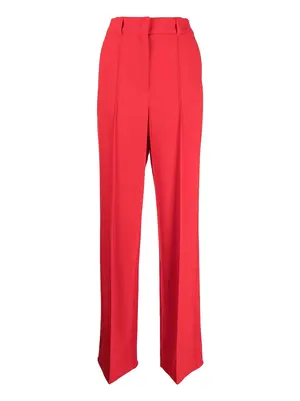 Goen.j Straight-leg Tailored Trousers - Red