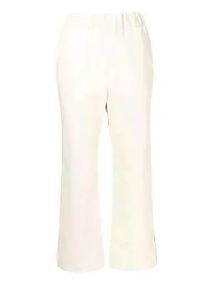 Goen.j High-waisted Cropped Trousers - Neutrals