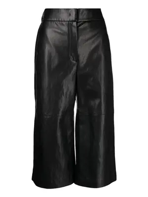 GOEN.J Goen.J High-Waist Cropped Trousers