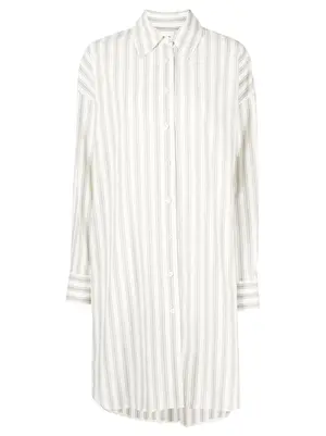 GOEN.J Goen.J Oversized Striped Shirt Dress