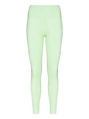 Y3 Panelled Logo Leggings - Green