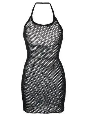 1017 Alyx 9sm Mini Crochet Dress - Black