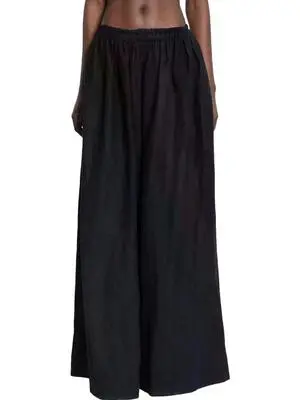 UMA WANG High-Waist Wide-Leg Trousers