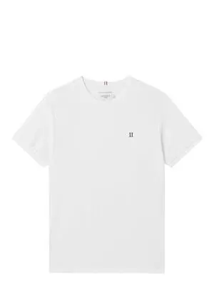 LES DEUX Cotton Piqué Crewneck T-shirt - 2020-white