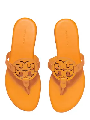 Tory Burch Miller Soft Thong Sandal Orange Citrine
