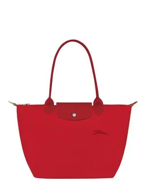 Longchamp Le Pliage Recycled Canvas Shoulder Tote Bag Tomato