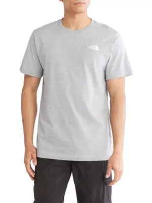 The North Face Box Logo Graphic Tee - Tnf Pale Grey Heather