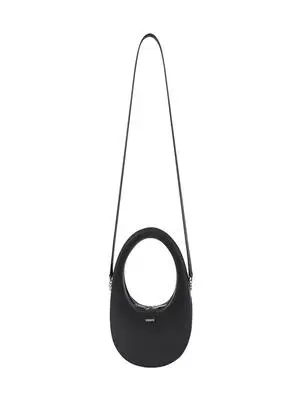 Coperni Mini Swipe Leather Crossbody Bag - Black